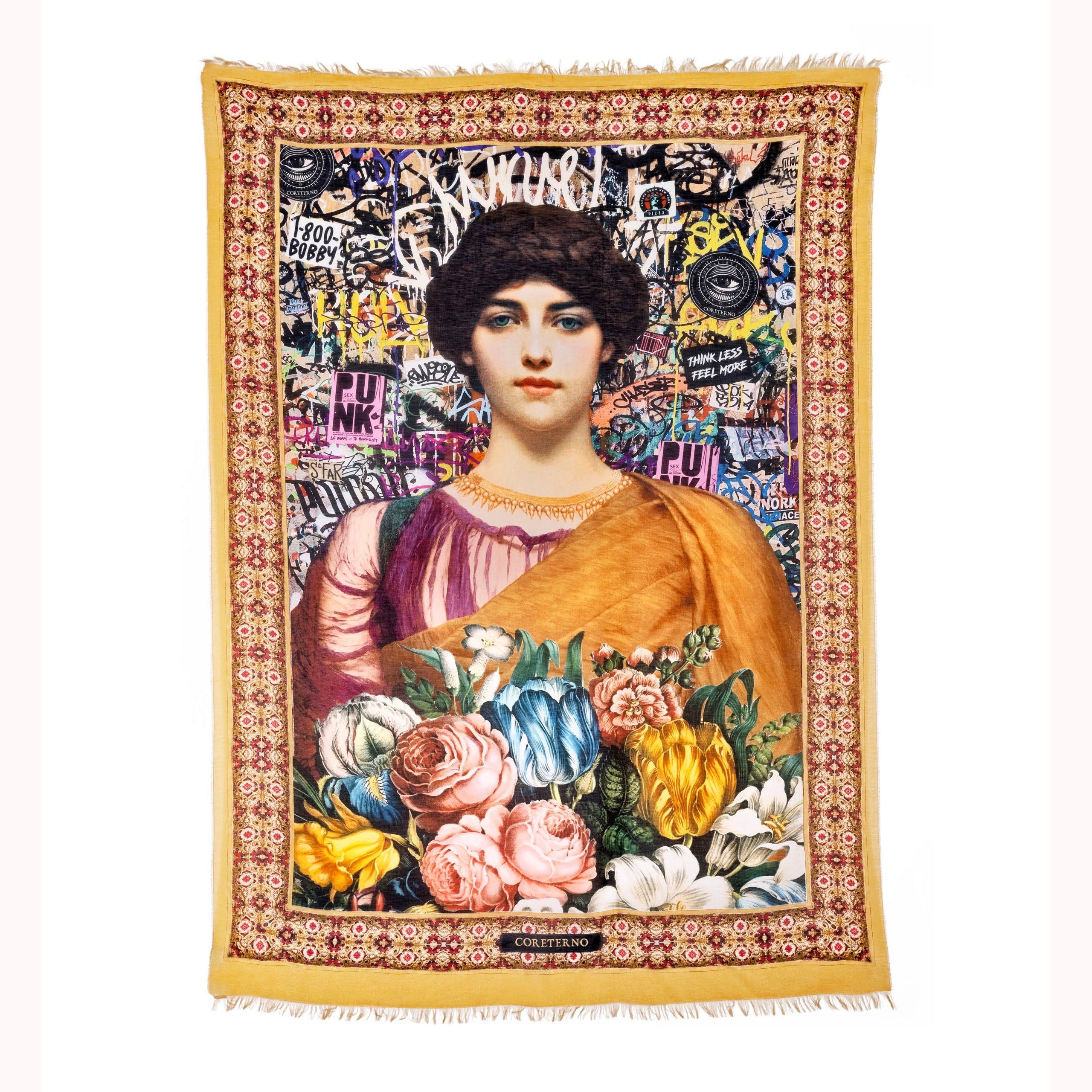 Coreterno " Think Less Feel More " - Maxi scarf – Amano by Lorena Laing